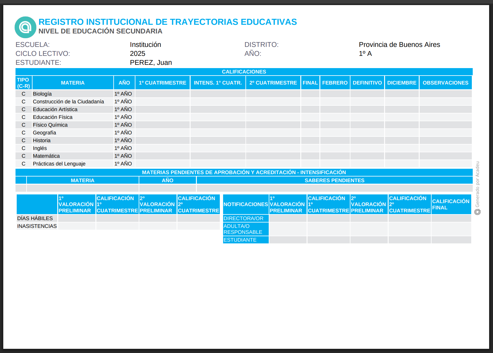 Acadeu - Últimas actualizaciones – Educaria Argentina